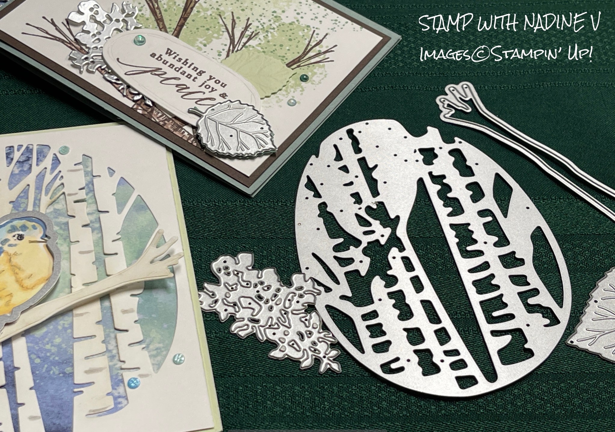 Perched In A Tree / Aspen Tree Dies Card Class Follow Up – Stamp With ...